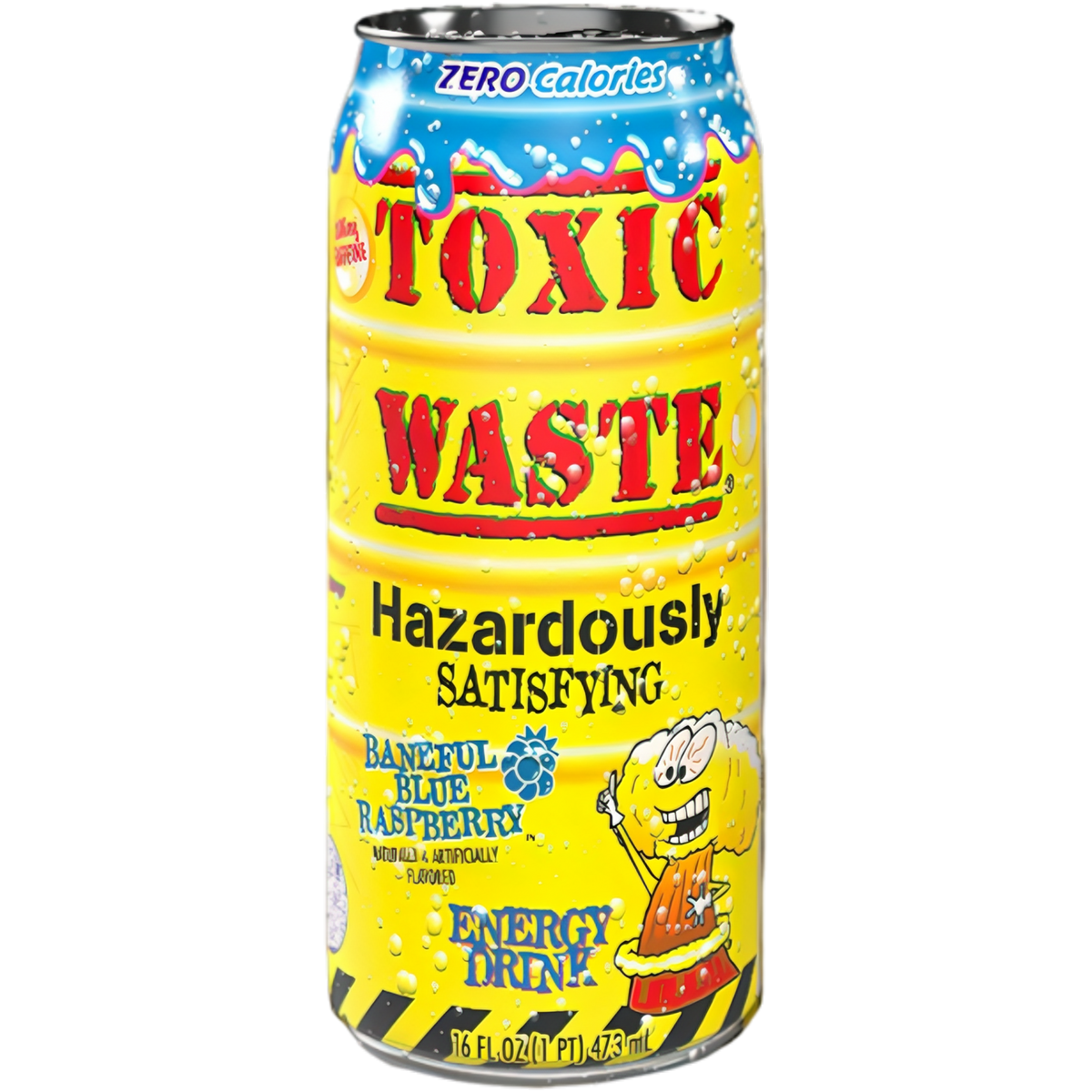 Toxic Waste Baneful Blue Raspberry Energy Drink - 16fl.oz (473ml ...