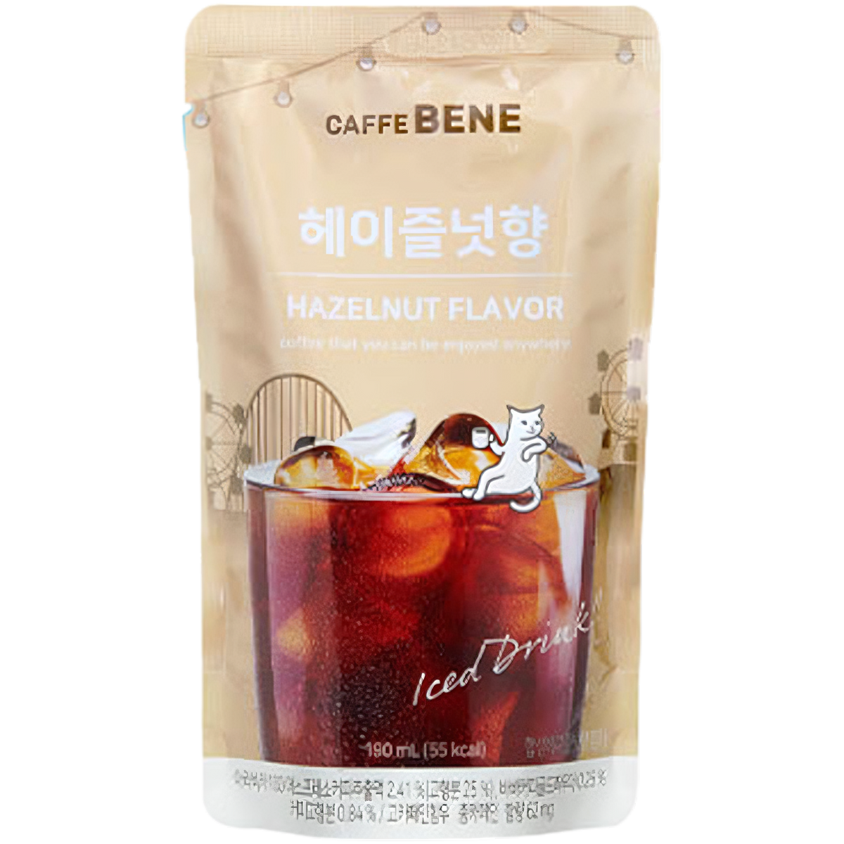 Caffe Bene Iced Hazelnut Coffee - 6.4fl.oz (190ml) | Poppin Candy