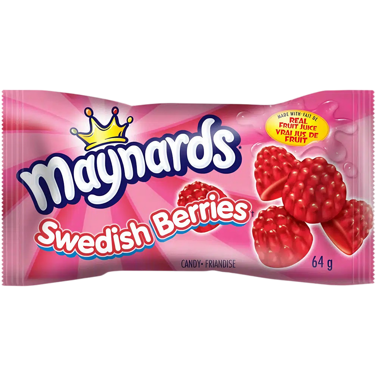 Maynards Swedish Berries - 2.26oz (64g) – Poppin Candy