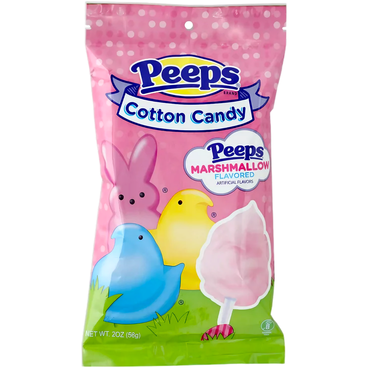 Peeps Cotton Candy Peg Bag - 2oz (56g) | Poppin Candy