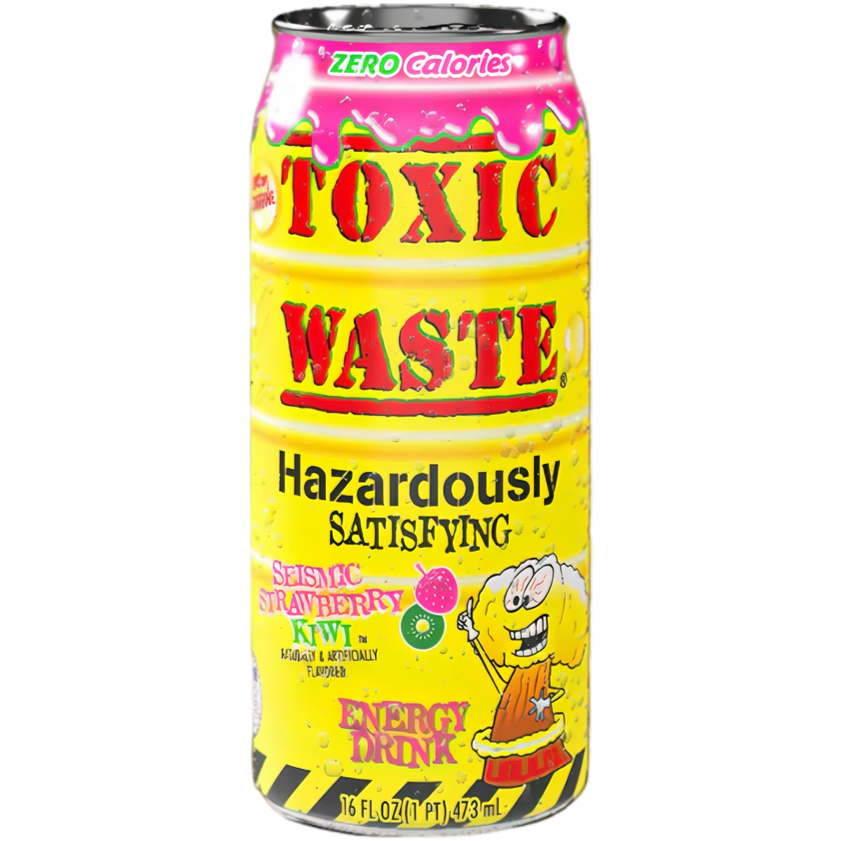 Toxic Waste Seismic Strawberry Kiwi Energy Drink - 16fl.oz (473ml ...