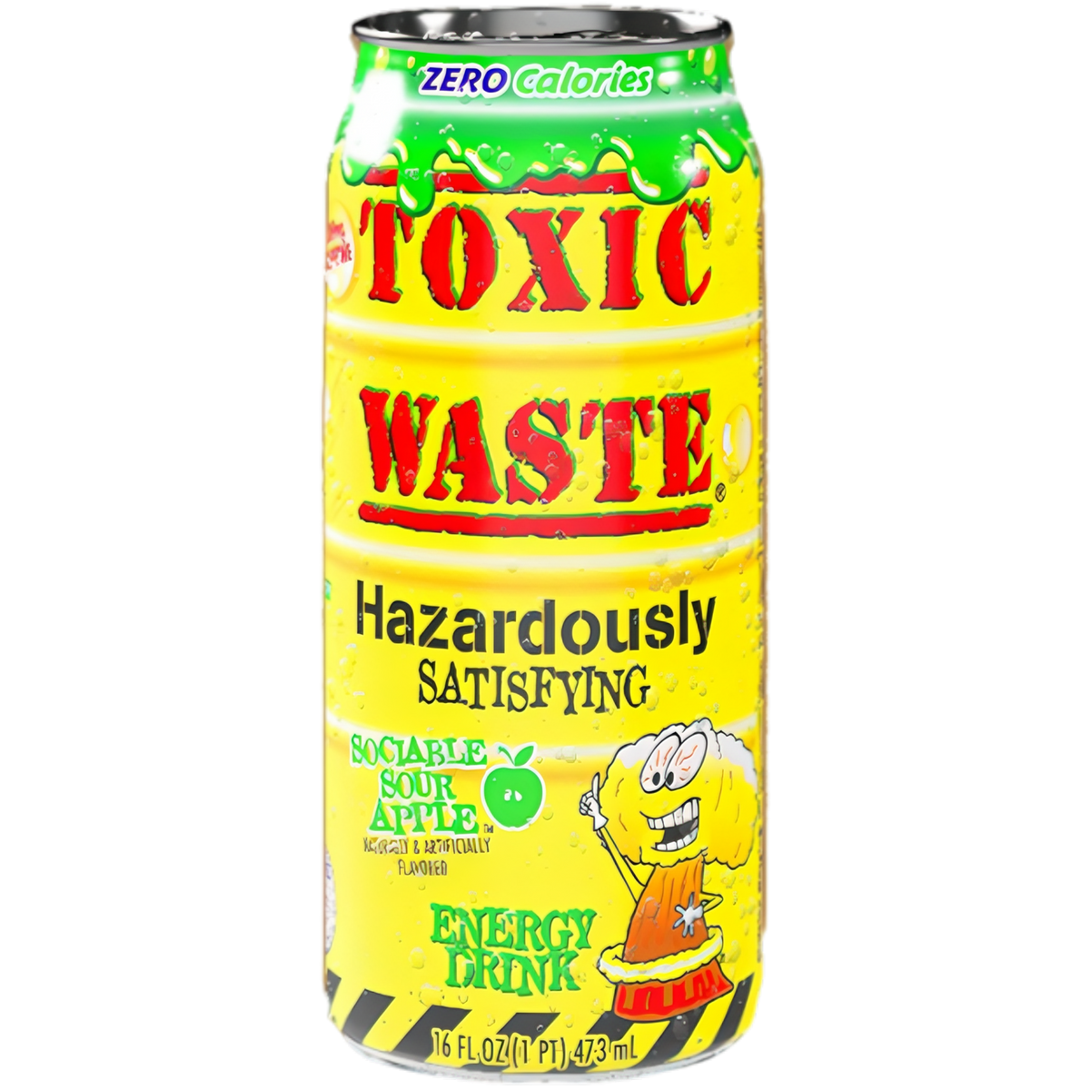 Toxic Waste Sociable Sour Apple Energy Drink - 16fl.oz (473ml) | Poppin ...