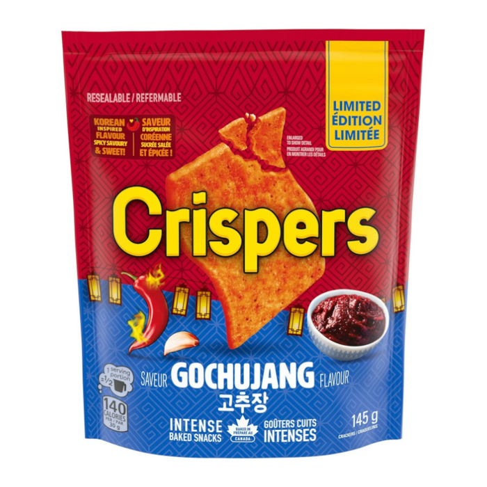 Crispers Limited Edition Gochujang Crackers - 5.11oz (145g) – Poppin Candy