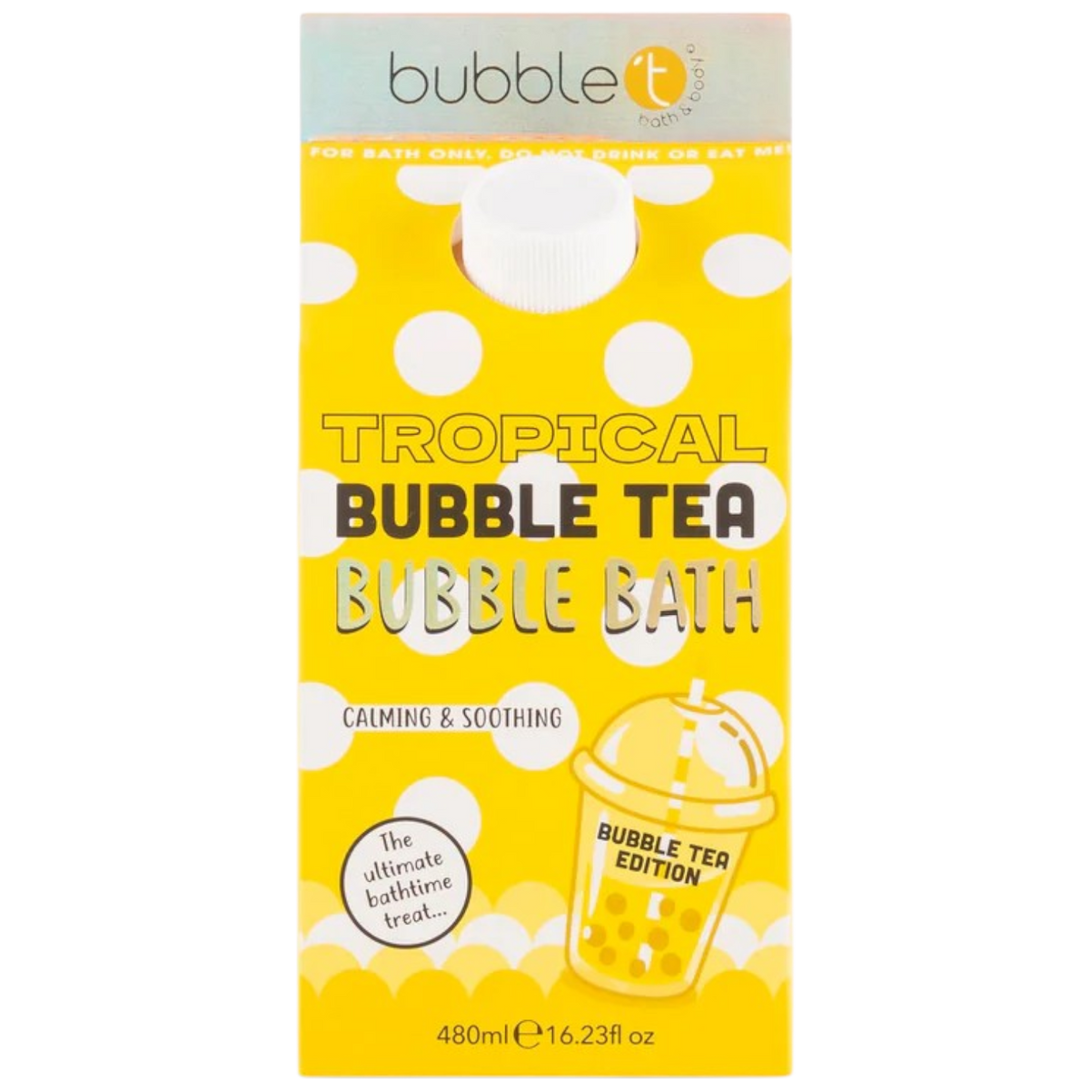 Bubble T Tropical Bubble Tea Bubble Bath - 16.23fl.oz (480ml) – Poppin ...