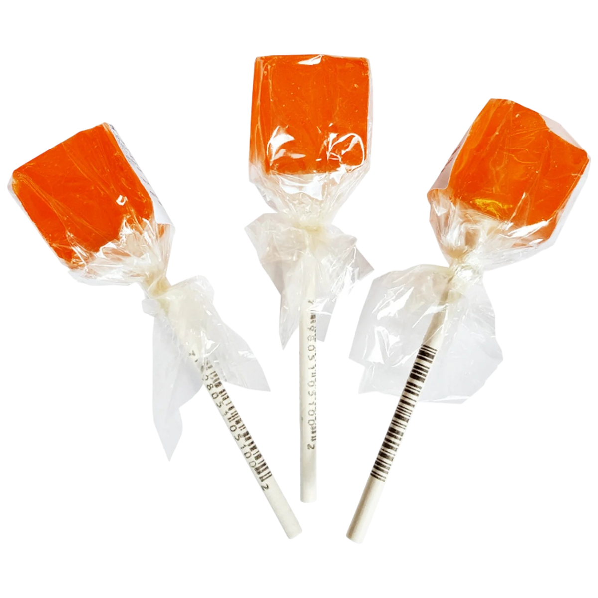 Espeez - Orange Cube Lollipop SINGLE 0.74oz (21g) – Poppin Candy