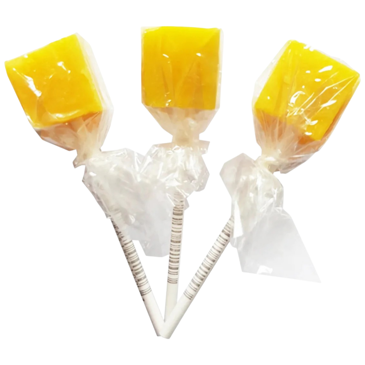 Espeez - Banana Cube Lollipop SINGLE 0.74oz (21g) – Poppin Candy