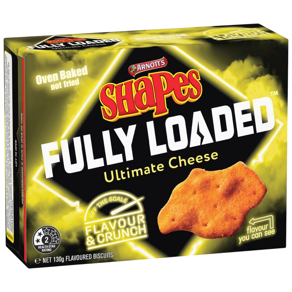 Arnott's Shapes Fully Loaded Ultimate Cheese Flavour (Australia) - 4.8 ...