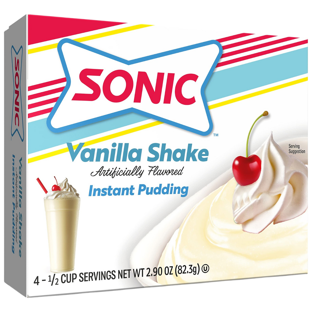 Sonic Vanilla Shake Instant Pudding - 2.9oz (82.3g) – Poppin Candy