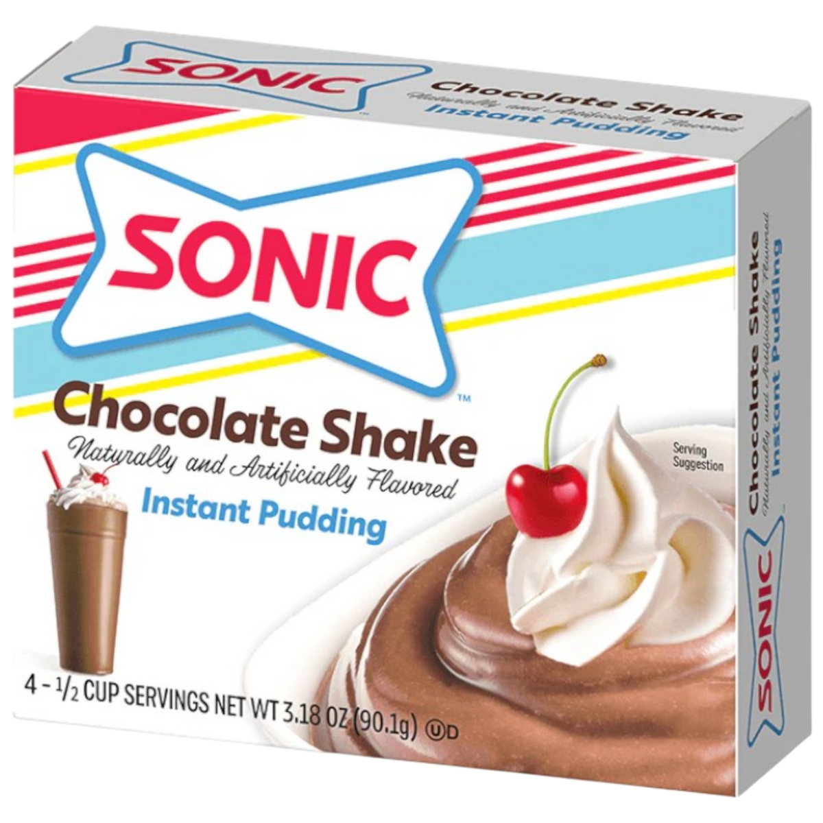 Sonic Chocolate Shake Instant Pudding - 3.18oz (90.1g) – Poppin Candy