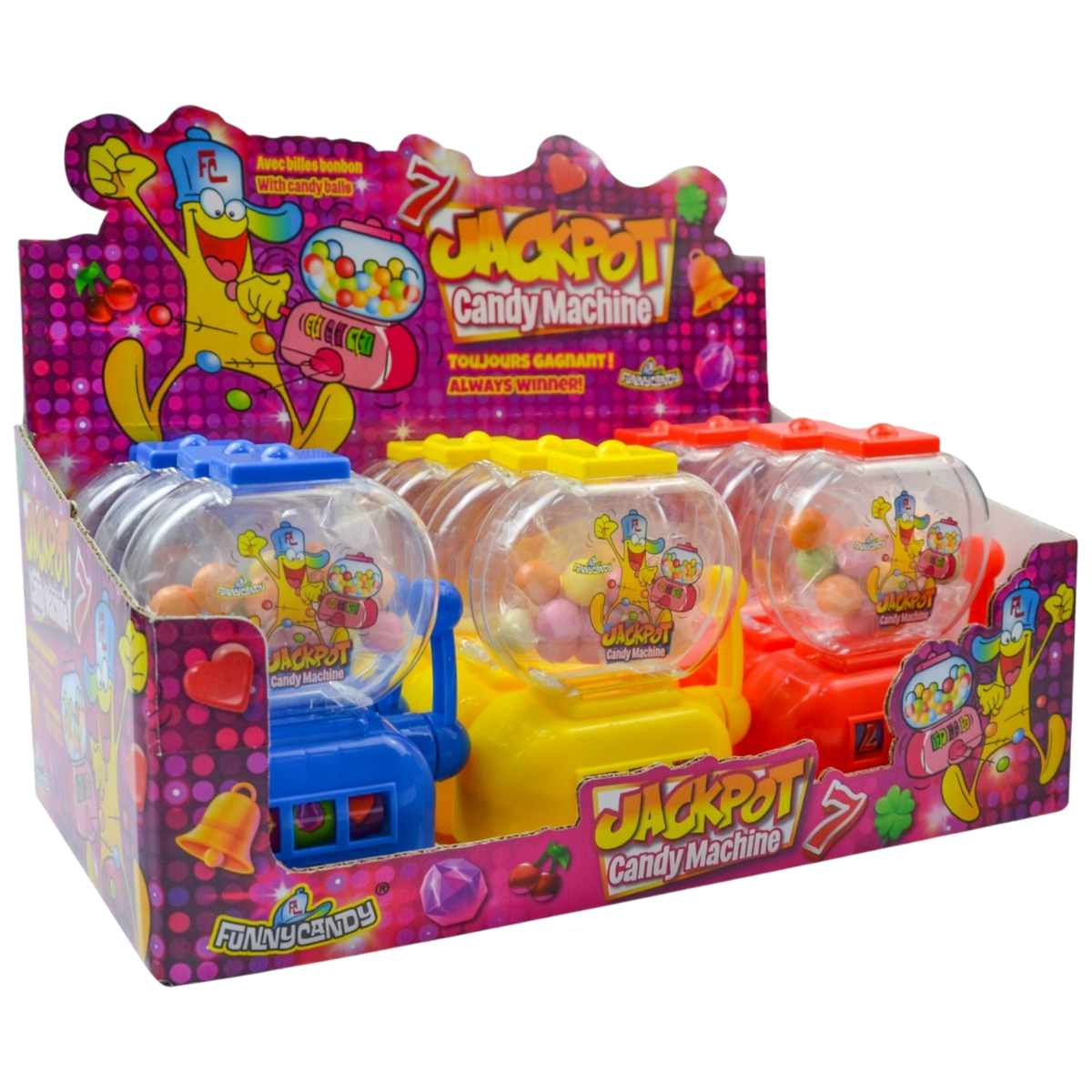 Funny Candy Jackpot Candy Machine (SINGLE) - 1.06oz (30g) – Poppin Candy