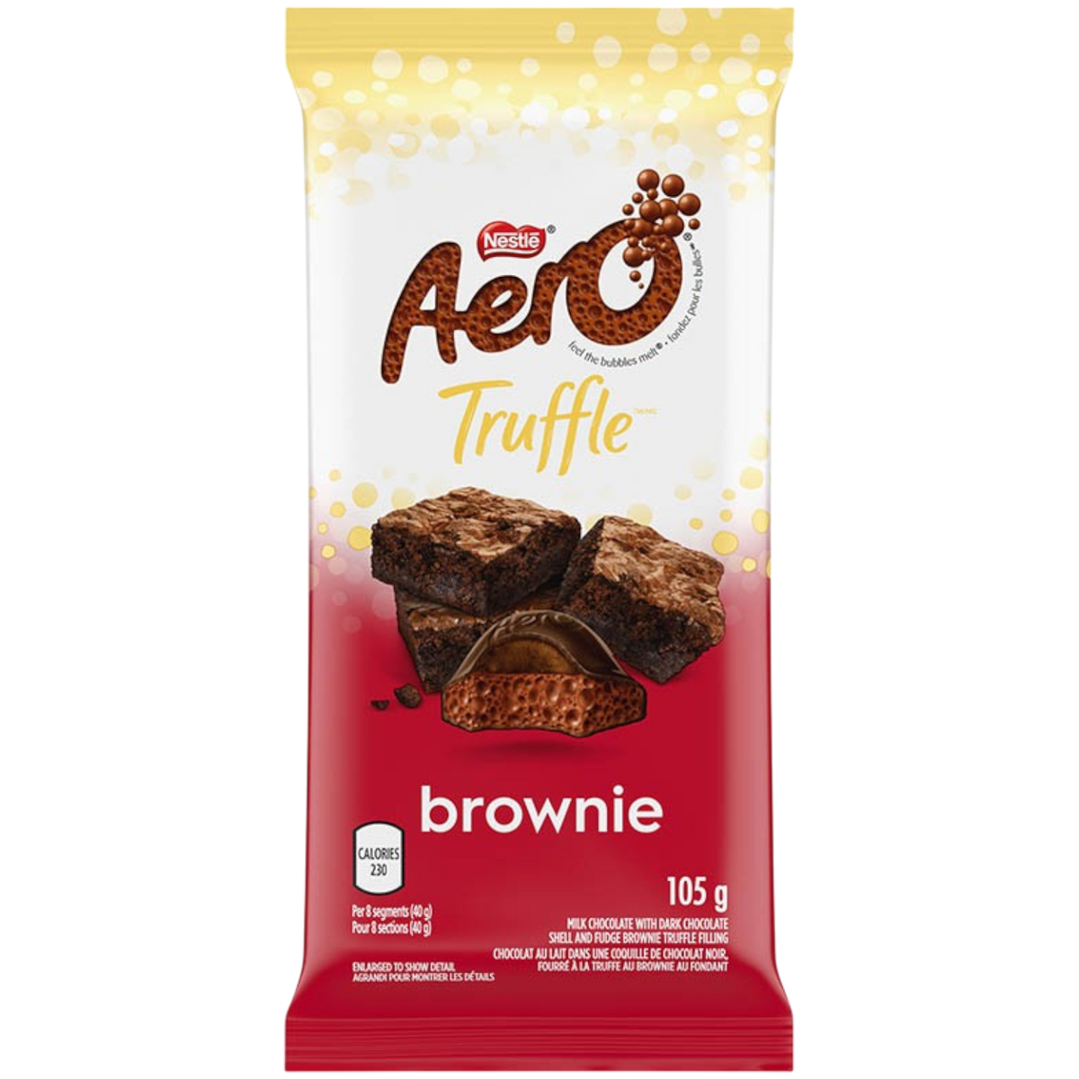 Aero Truffle Brownie Chocolate Block - 3.70oz (105g) – Poppin Candy