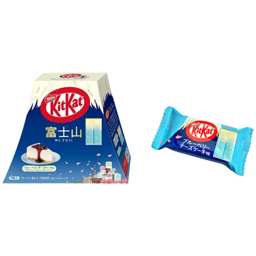 Kit Kat Mount Fuji Blueberry Cheesecake Gift Box (Japan) - 9 Pack ...