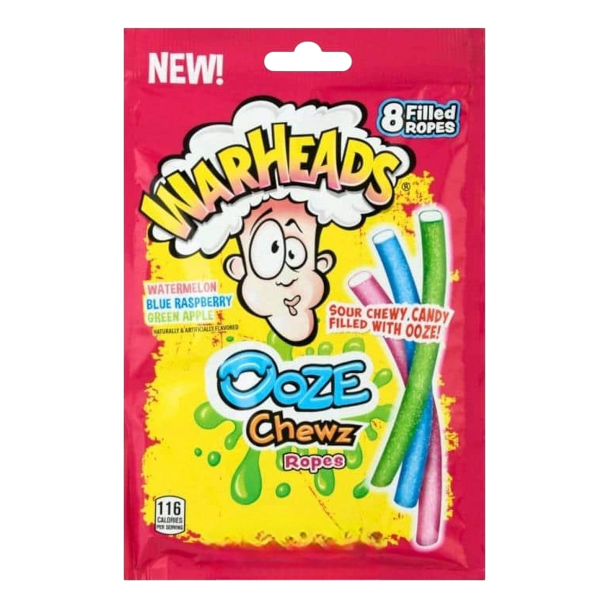 Warheads Ooze Chewz Ropes - 3oz (85g) – Poppin Candy