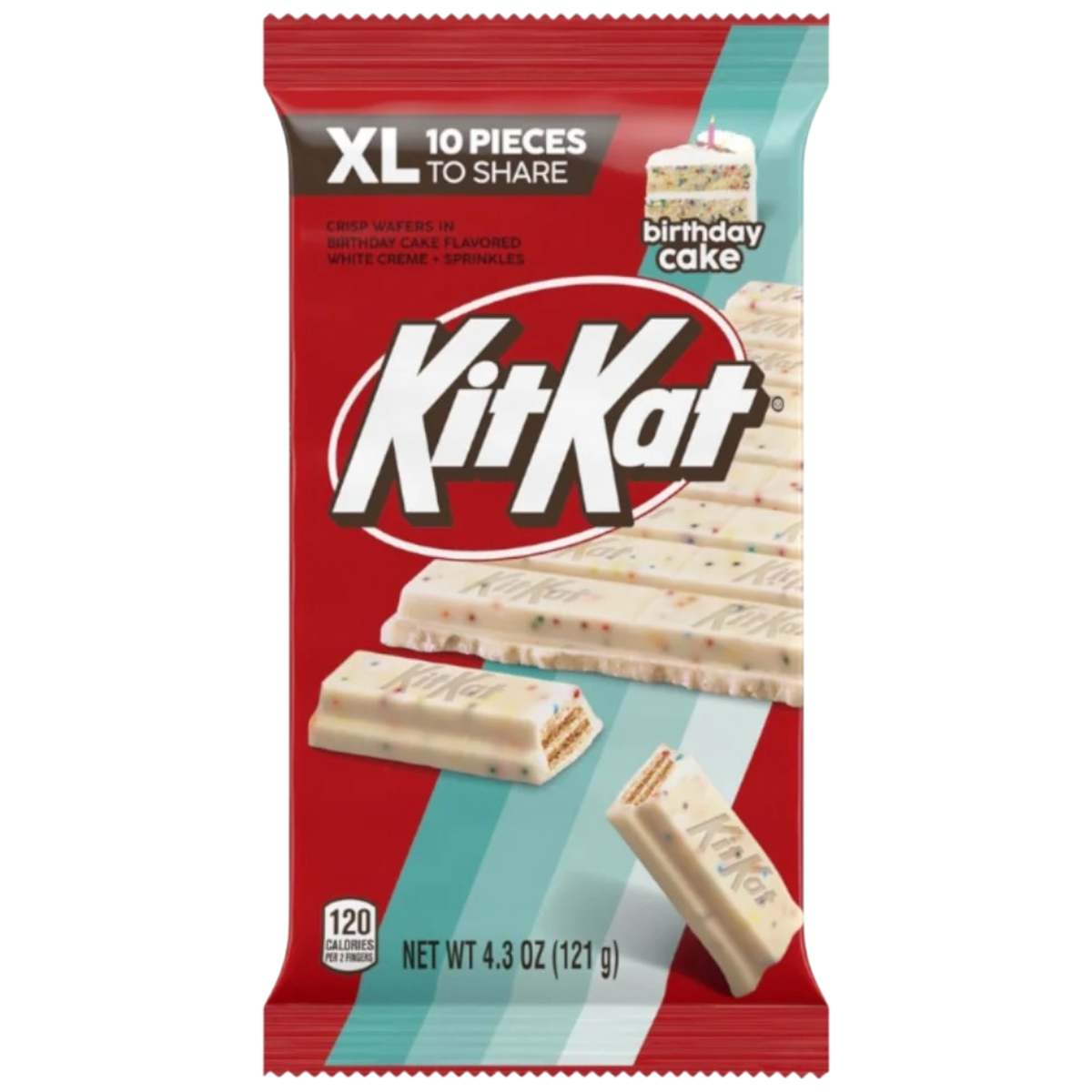 Kit Kat Birthday Cake XL Block (Limited Edition) - 4.3oz (121g ...