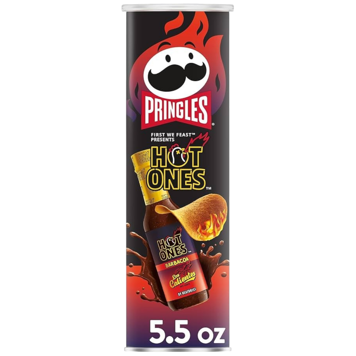 Pringles Hot Ones Barbacoa - 5.5oz (158g) – Poppin Candy
