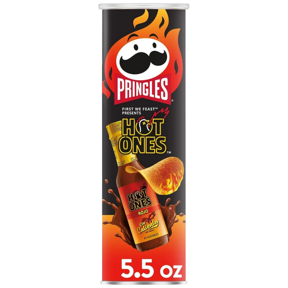 Pringles Hot Ones Rojo - 5.5oz (158g) – Poppin Candy