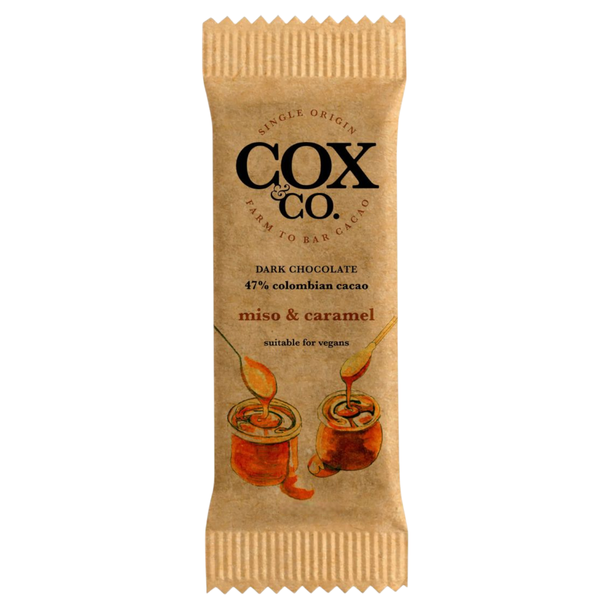 Cox & Co. Miso & Caramel Dark Chocolate Snack Bar - 0.55oz (15g ...