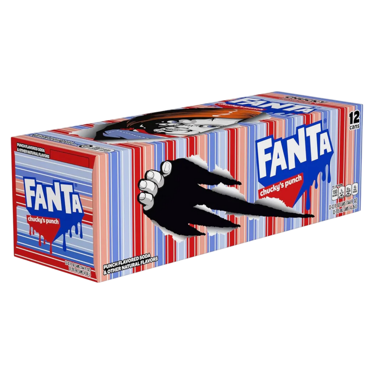 Fanta Chucky's Punch Fruit Punch Halloween Edition - 12fl.oz (355ml ...