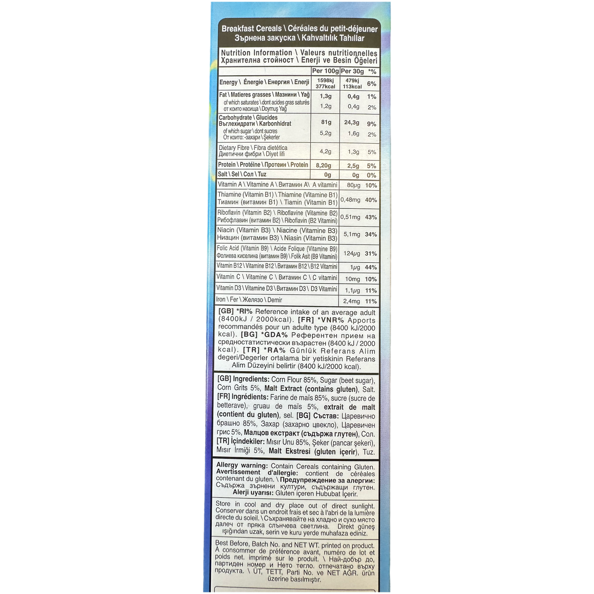 SpongeBob SquarePants Cornflakes Cereal (Middle East) - 13.2oz (375g ...