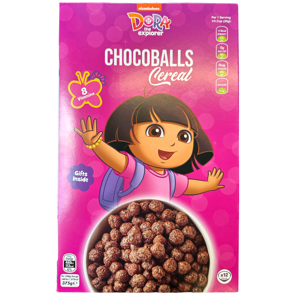 Dora The Explorer Chocoballs Cereal (Middle East) - 13.2oz (375g ...