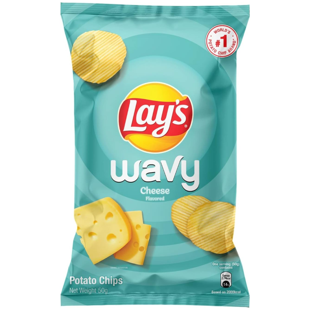 Lay's Wavy Cheese (Thailand) -1.7oz (50g) – Poppin Candy