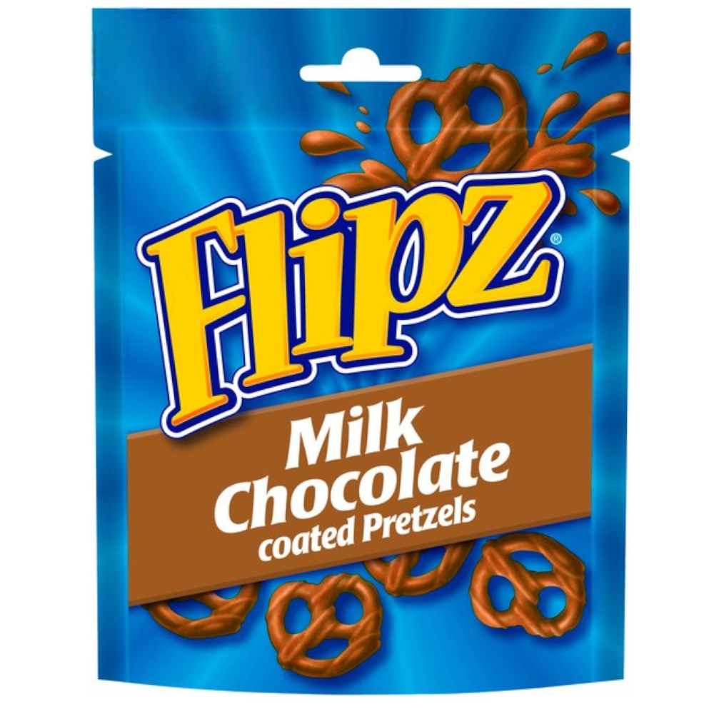 Flipz Milk Chocolate Covered Pretzels - 5oz (141g) – Poppin Candy