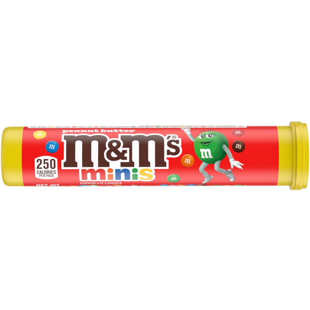 M&M's Minis Peanut Butter Tube - 1.74oz (49.3g) | Poppin Candy