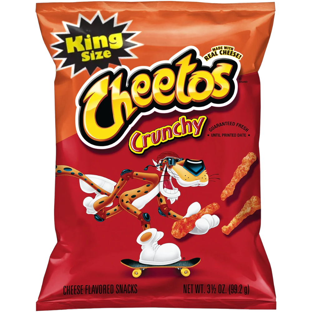 Cheetos Crunchy Original King Size - 3.5oz (99.2g) | Poppin Candy