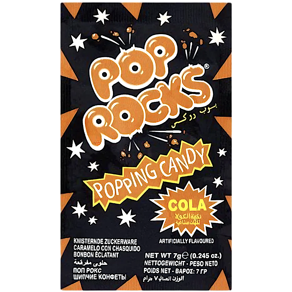 Pop Rocks Cola Popping Candy - 0.24oz (7g) | Poppin Candy