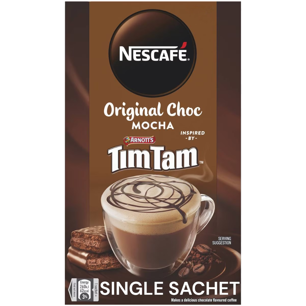 Nescafe Tim Tam Original Choc Mocha Coffee Single Sachet (Australia ...