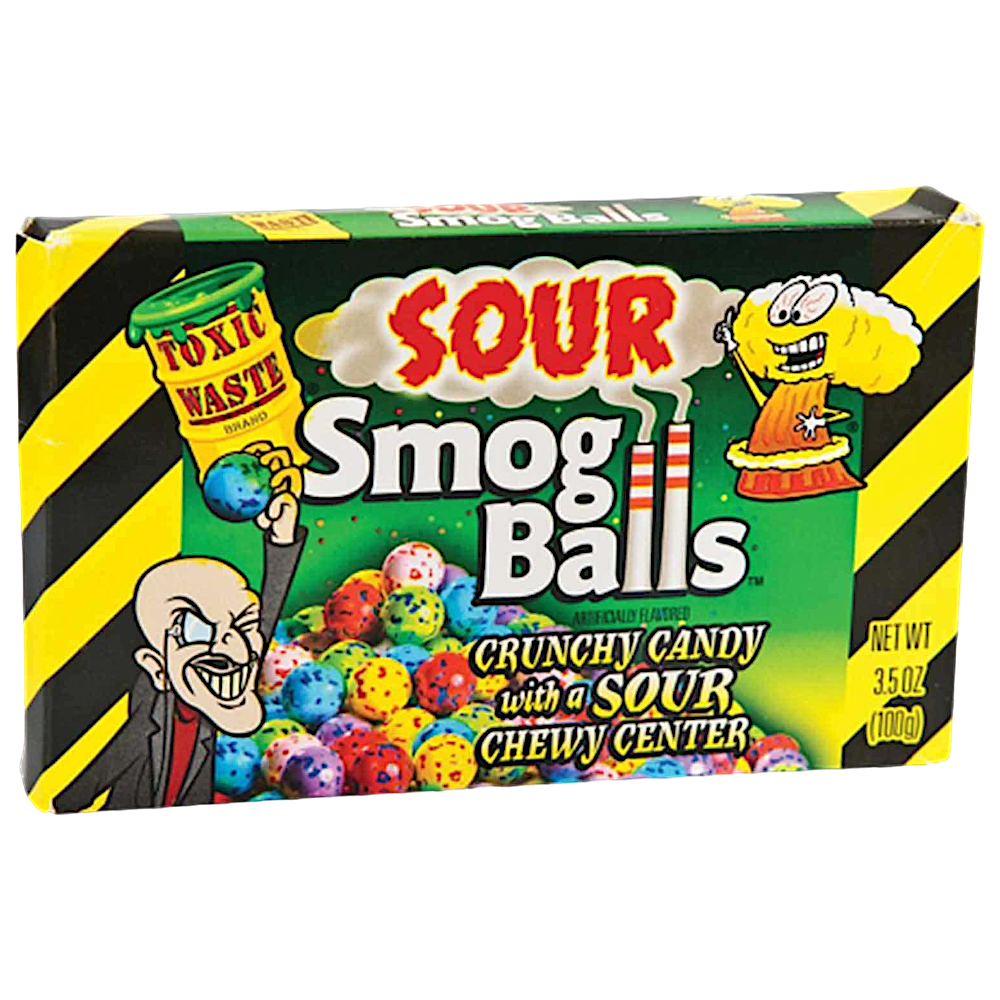 Toxic Waste Smog Balls Theatre Box - 3.5oz (100g) | Poppin Candy
