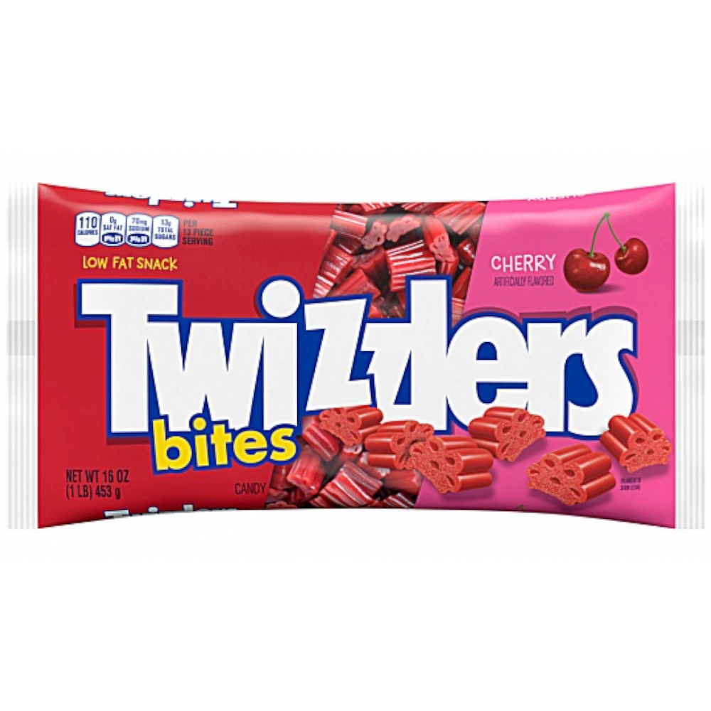Twizzlers Cherry Flavour Classic Bites - 15.9oz (453g) | Poppin Candy
