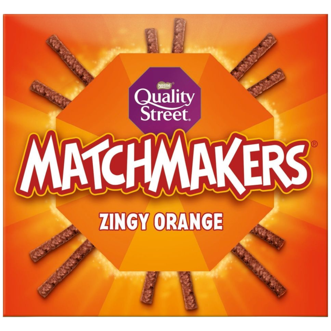 Quality Street Matchmakers Zingy Orange Chocolates Box - 4.23oz (120g ...