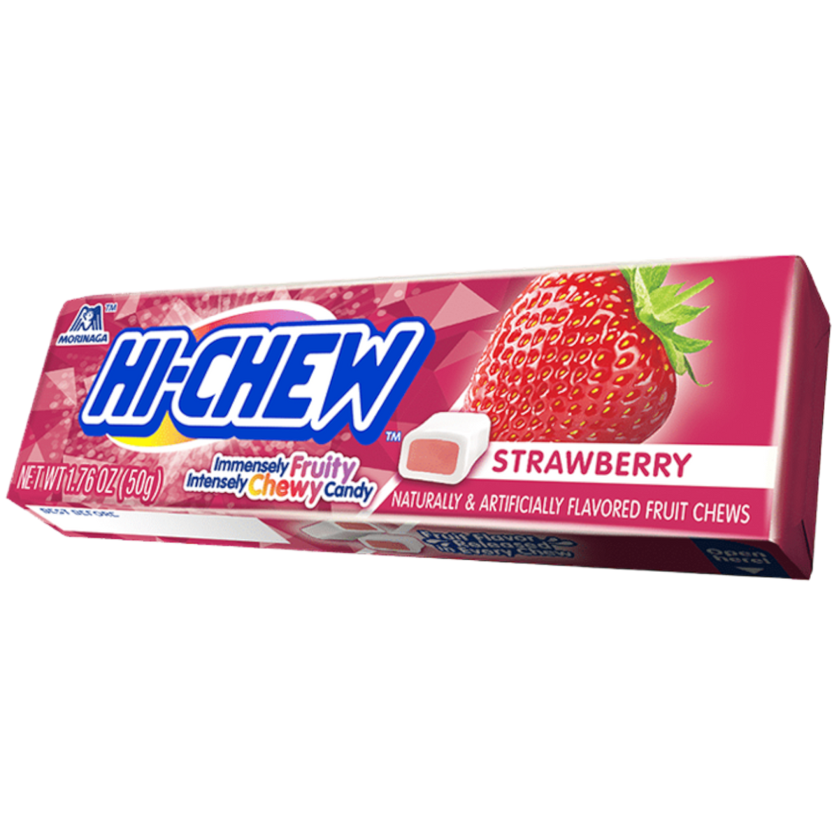 Hi-Chew Fruit Chews Strawberry - 1.76oz (50g) | Poppin Candy