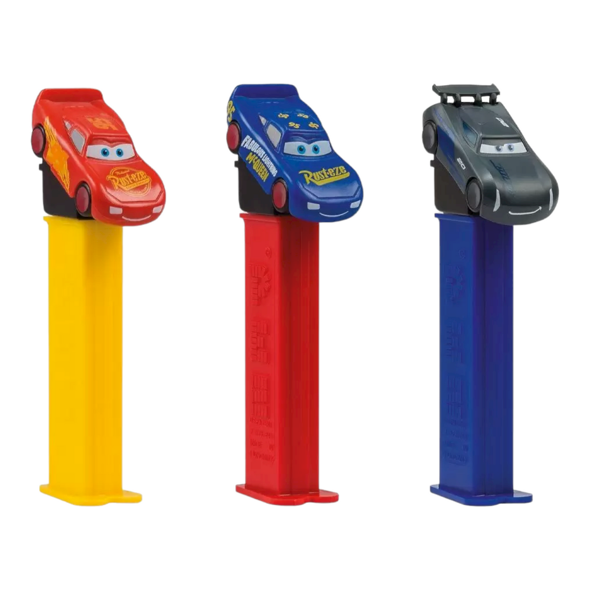 PEZ Cars Dispenser (Poly Pack) + 2 PEZ Tablet Packs - 0.58oz (16.4g ...
