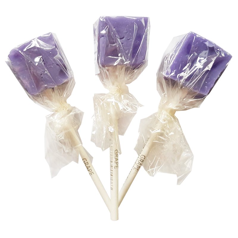 Espeez Grape Cube Lollipop (SINGLE) - 0.74oz (21g) | Poppin Candy