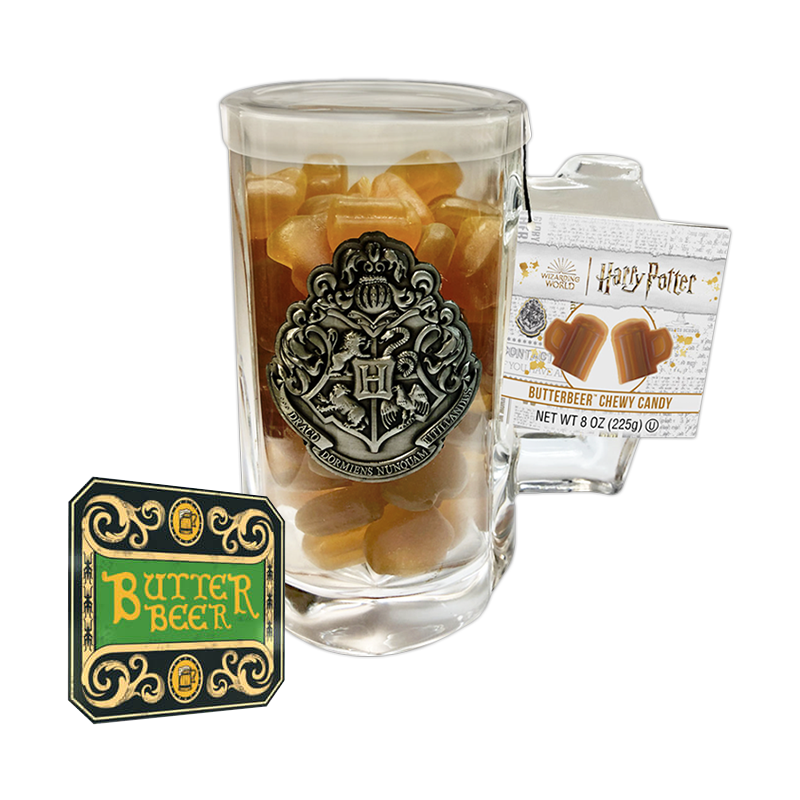 Harry Potter ButterBeer Chewy Candy Glass Tankard - 8oz (225g) – Poppin ...