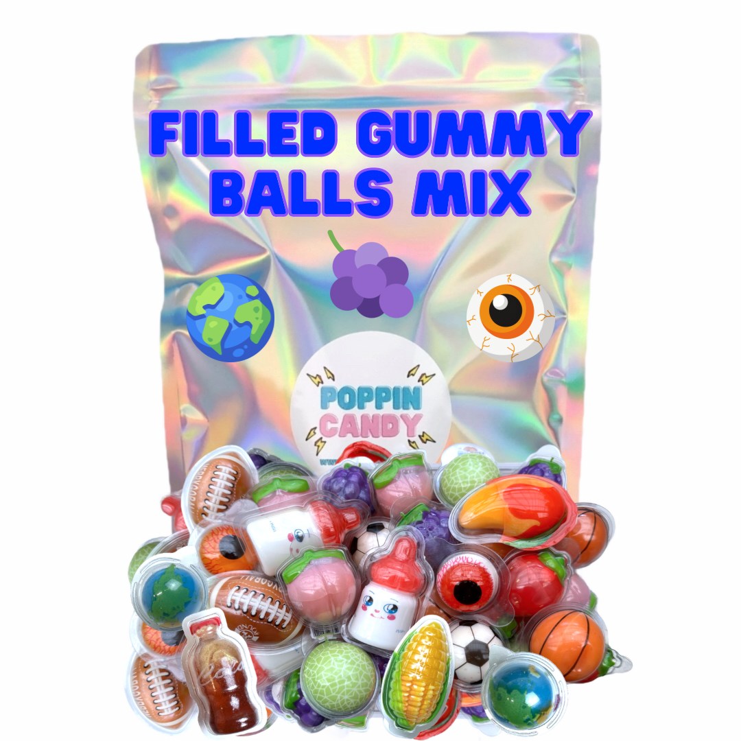 Filled Gummy Balls Mix – Poppin Candy