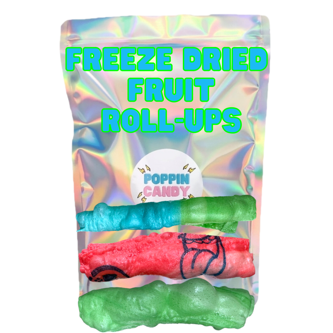 Freeze Dried Fruit Roll-Ups – Poppin Candy