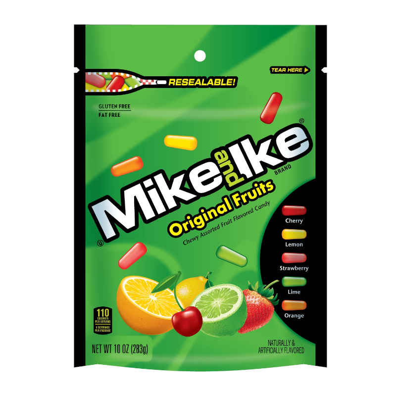 Mike & Ike Original Fruits - 10oz (283g) | Poppin Candy