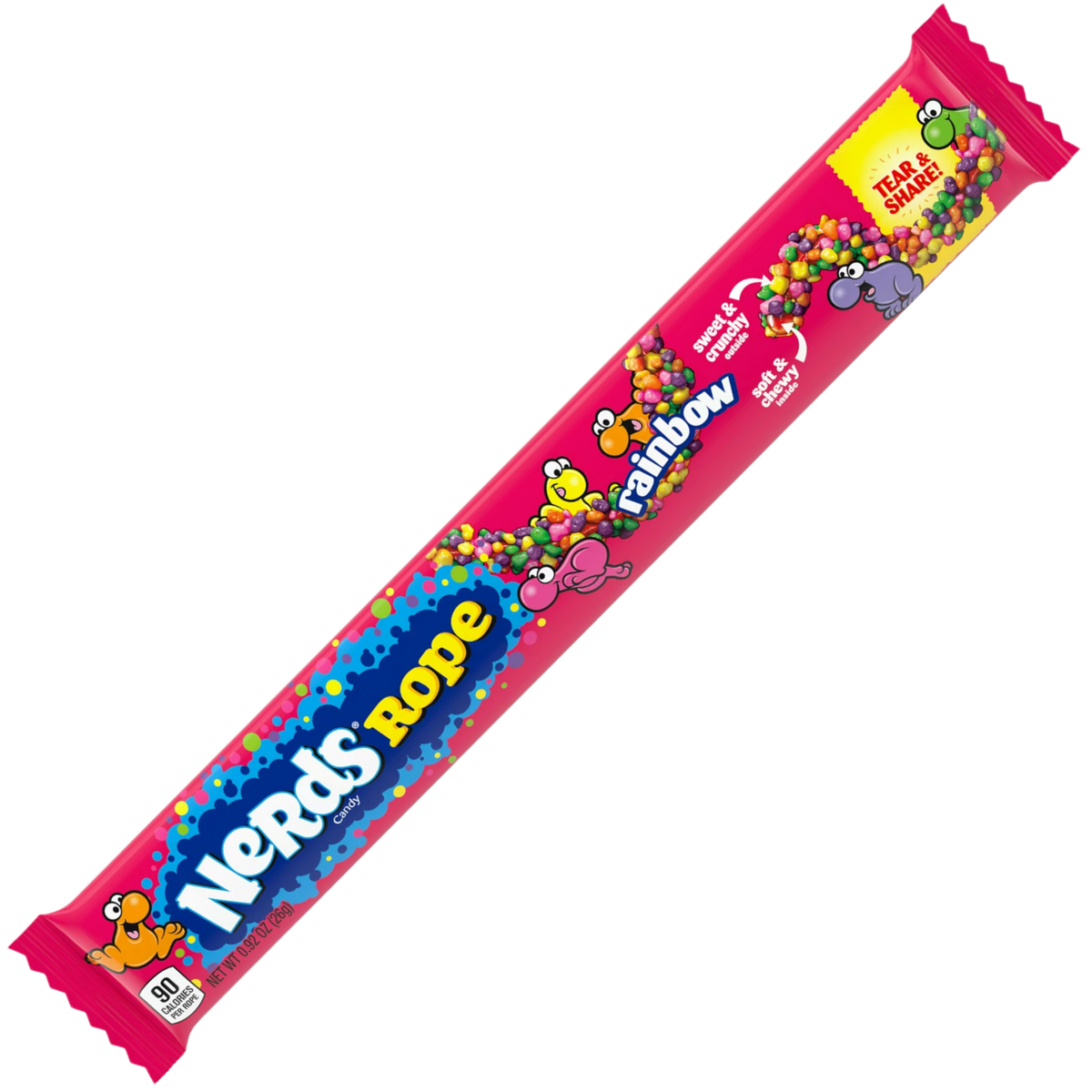 Nerds Rope Rainbow - 0.92oz (26g) | Poppin Candy