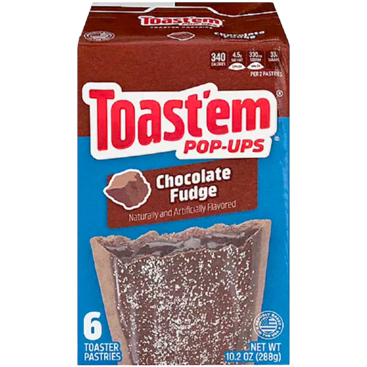 Toast'em POP-UPS Frosted Chocolate Fudge Pastries | Poppin Candy